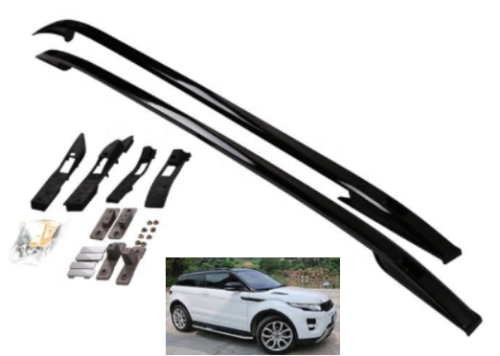 Black Roof Bar Roof Rails OEM Style fits Range Rover Evoque 2011-18 ...