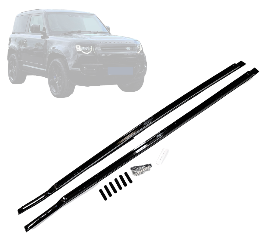 Roof Rails OE Style Gloss Black fits Land Rover Defender 90 2021+ – KAP UK